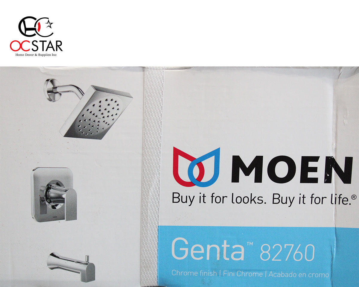 MOEN Genta Single-Handle 1-Spray Tub and Shower Faucet in Chrome - Mod– OCstar Home Supplies